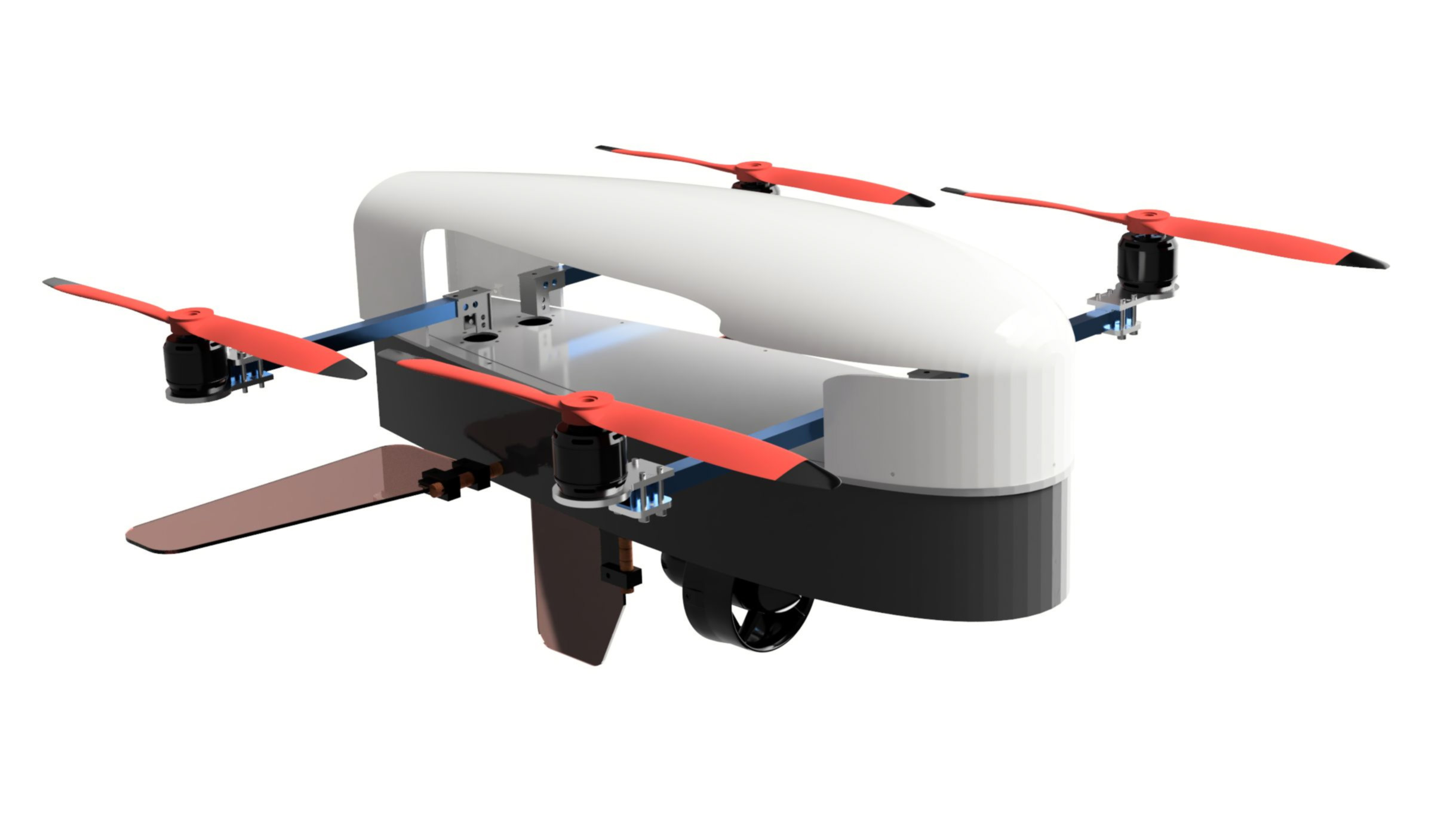 Hybrid aerial underwater robot - Acutus | Ridhi Puppala